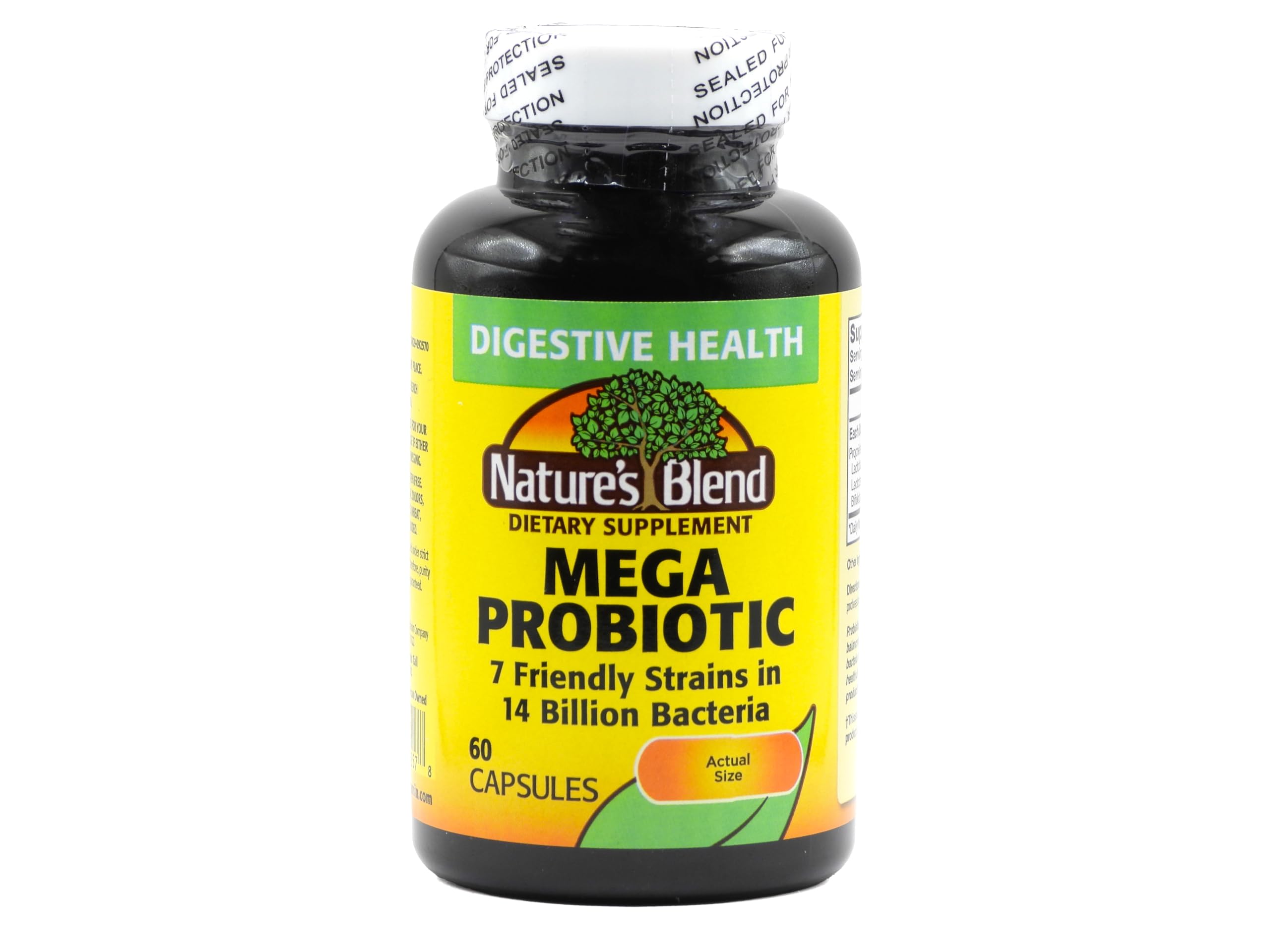 Amazon.com: Natures Blend Mega Probiotic Capsules, 60 Count Per Bottle ...