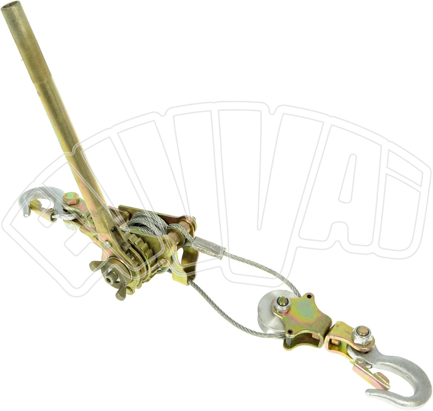 PARANCO MANUALE TIRAFILO 1000 KG DOPPIO CAVO ARGANO VERRICELLO ALZA ...