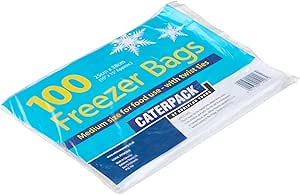 Caterpack by Robinson Young Freezer Bags, Pack of 100 Medium Freezer ...