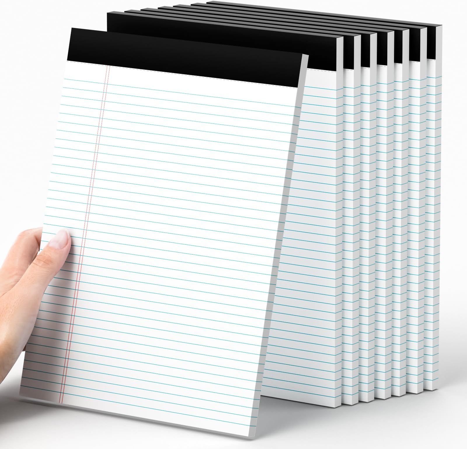 Amazon.com : AILZFEI 8.5x11.75 Legal Pads College Ruled White Paper ...