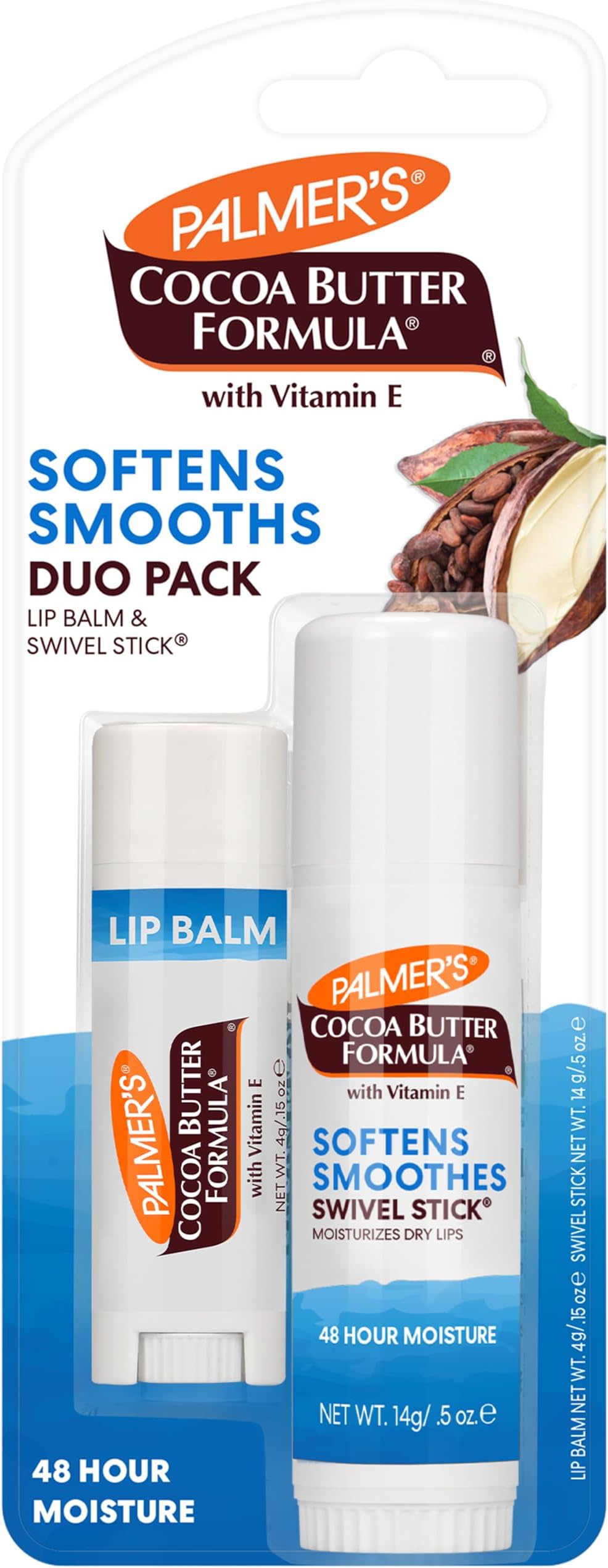 Amazon.com : Palmer's Cocoa Butter Formula Duo Pack, Moisturizing ...