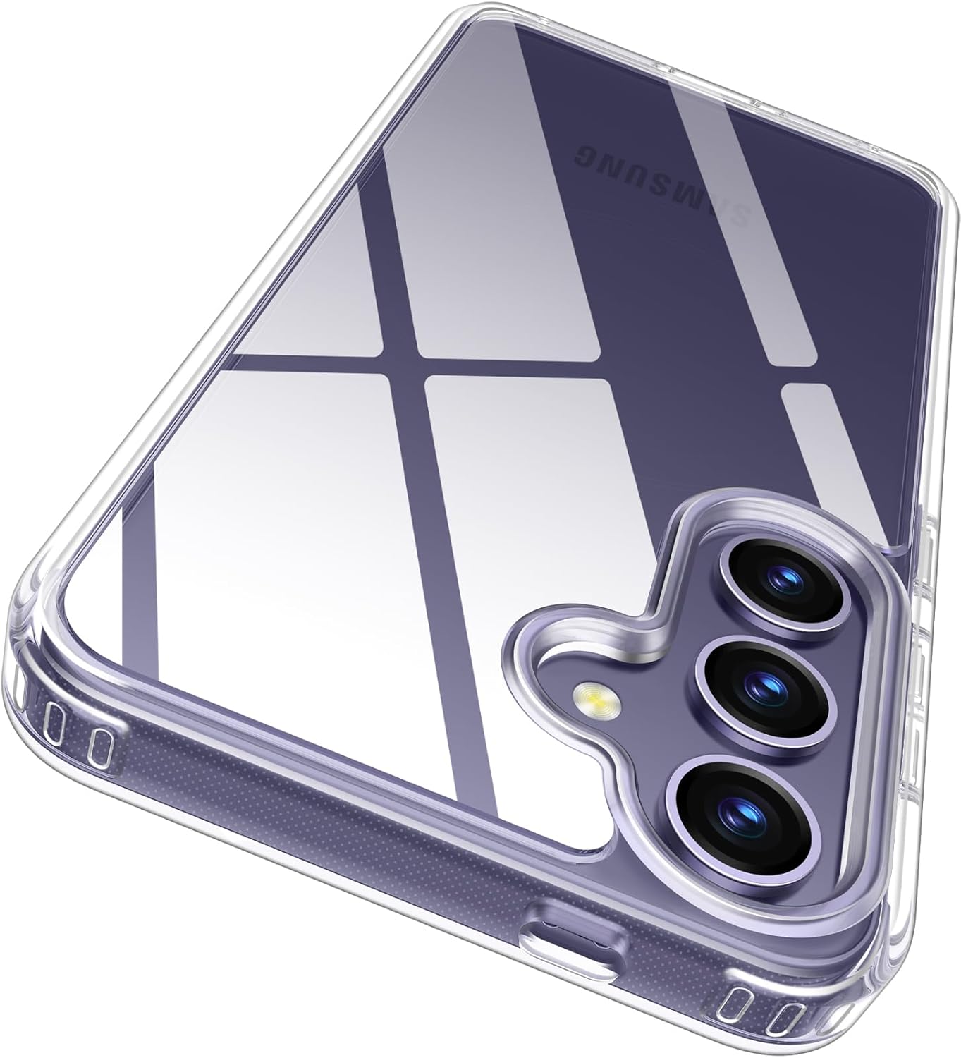 Amazon.com: Rayboen for Samsung Galaxy S24 Plus Case Crystal Clear ...