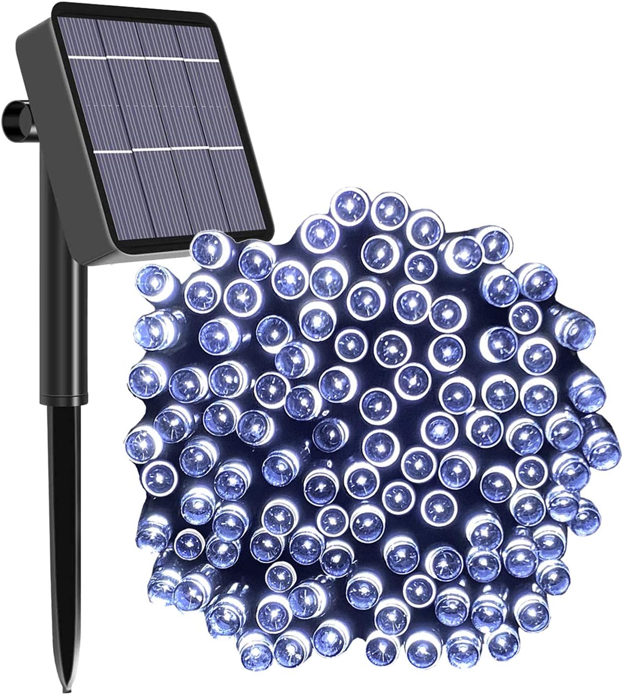 Solar String Lights Outdoor, 65ft 200 LED Solar Garden Fairy Lights ...