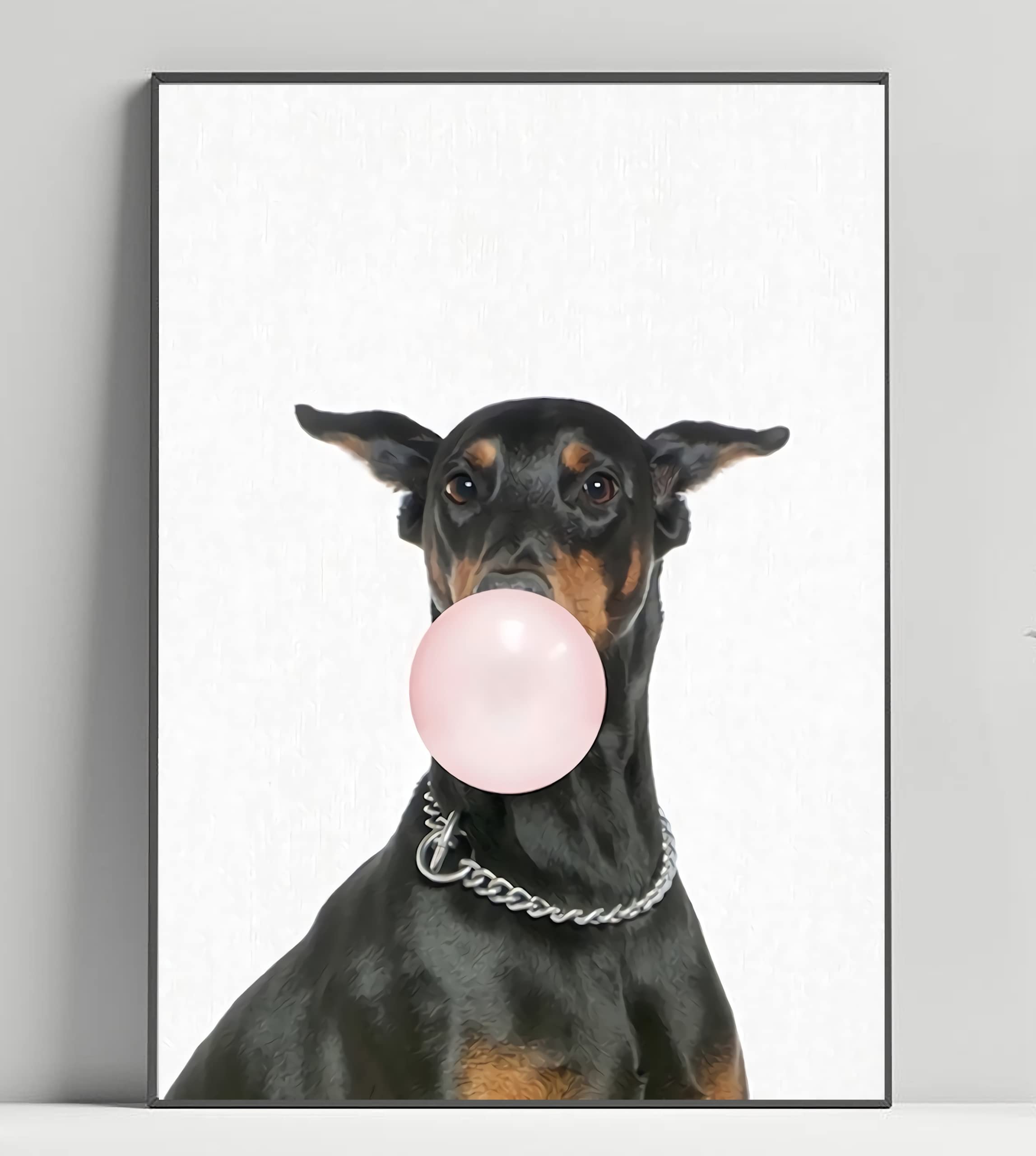 Amazon.com: Wall Art Doberman Premium Poster Print Great Gift Idea for ...