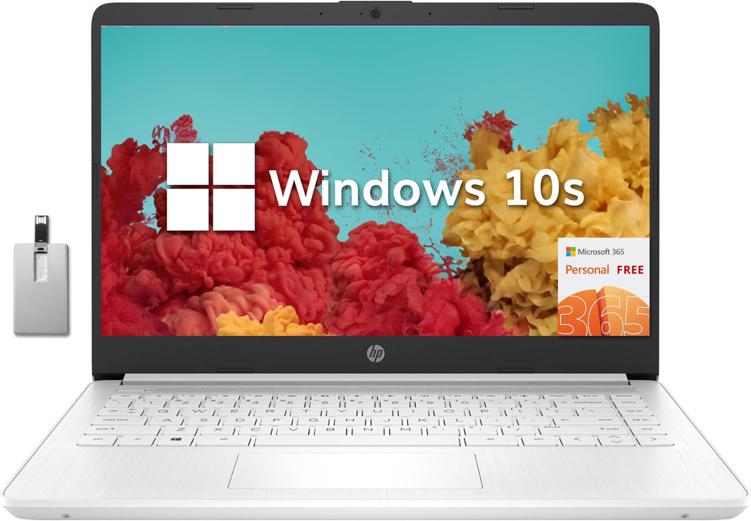 HP Stream 14'' HD Laptop, Intel Celeron N4020 Dual-core Processor, 4GB ...