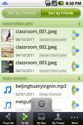 iFMW - F2F Contents Sharing App - App on Amazon Appstore