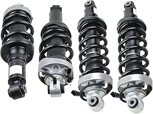 Amazon.com: YWEISPART Juego completo de amortiguador delantero trasero ...