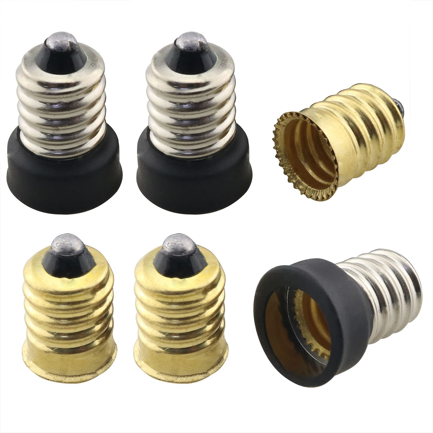 E14 to E12 Adapter Converter CHENJIN 6pcs European Base (E14) to ...