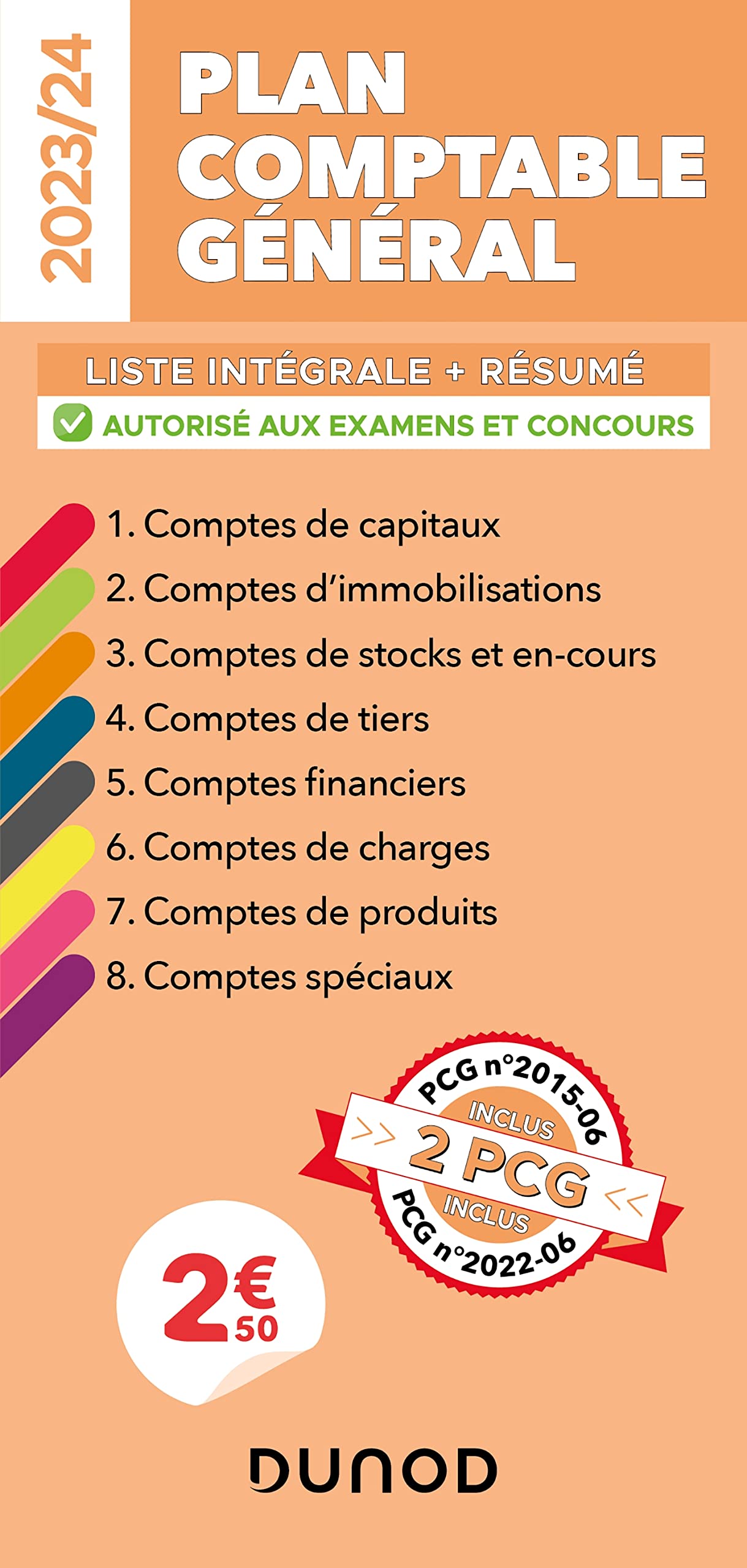 Plan comptable général: Liste intégrale des comptes 2023-2024 : Disle ...