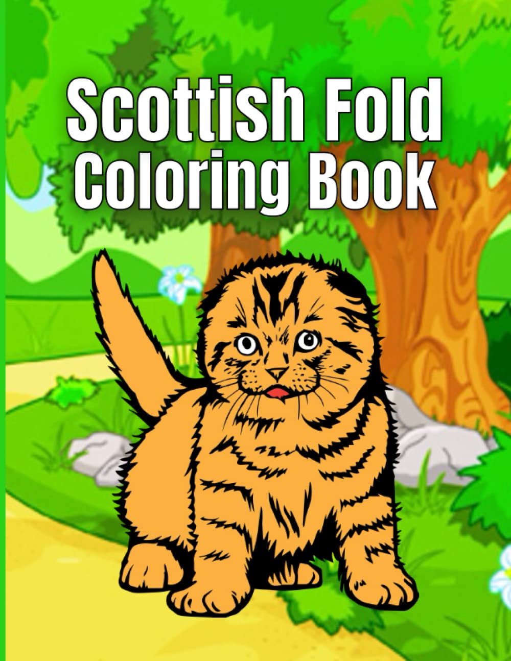 Scottish Fold Coloring Book Beautiful Scottish Fold Coloring Pages ...
