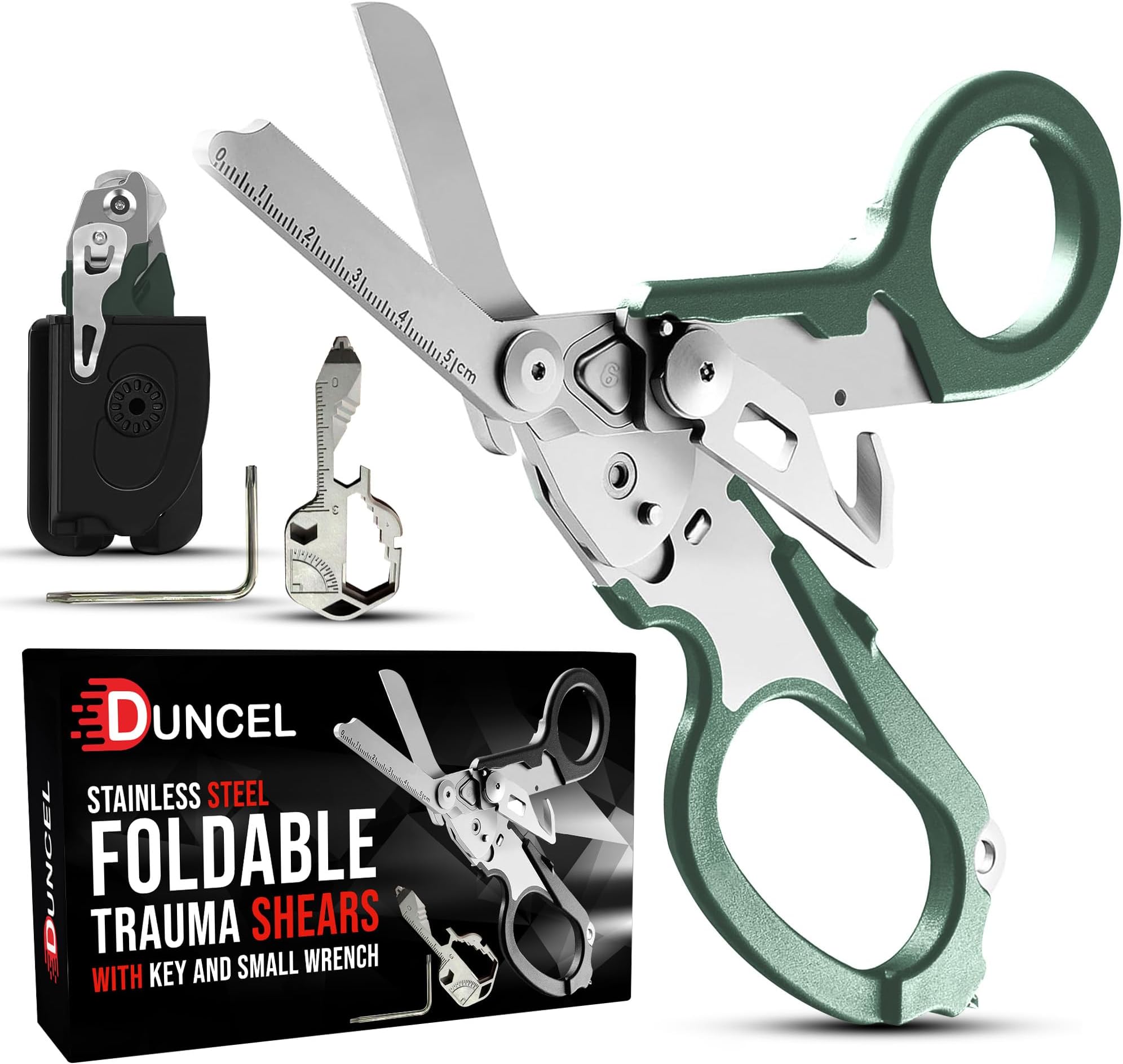 Amazon.com: Pro 6-in-1 Multifunctional Trauma Shears Foldable ...