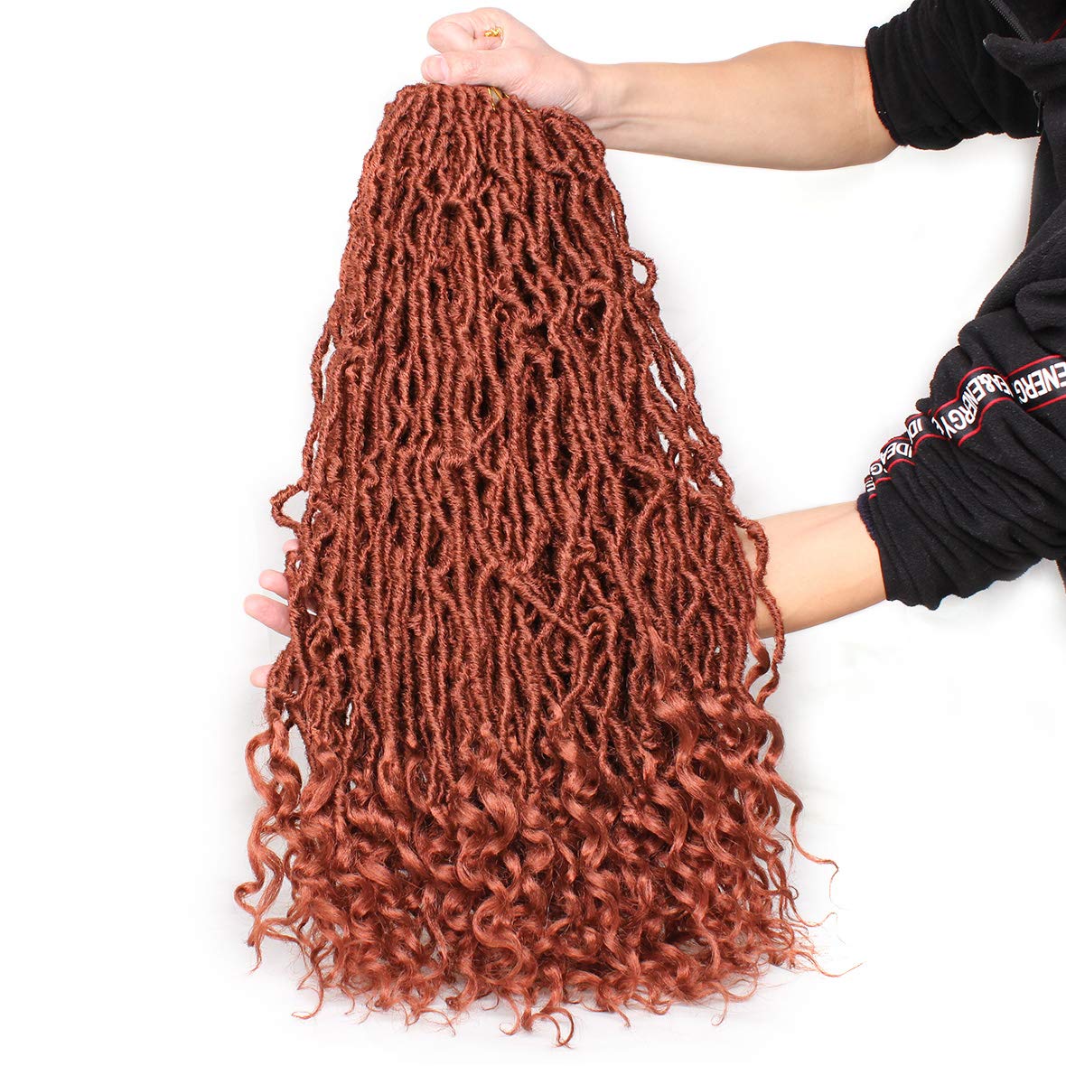 Buy Leeven 1 Pack Pre-looped Goddess Soft Locs Crochet Braids Hair With ...