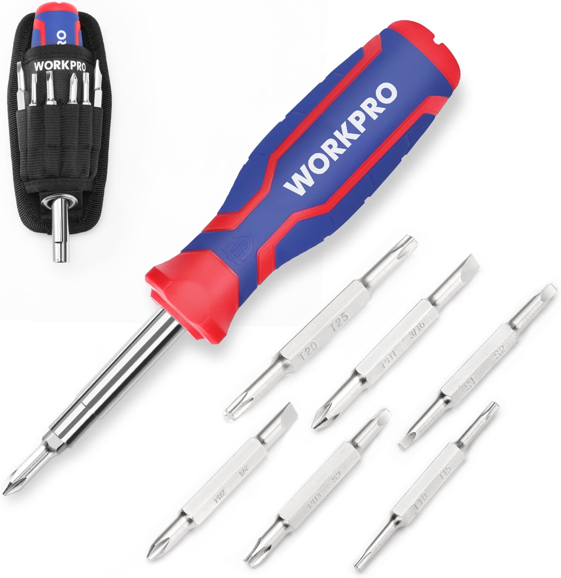 13-in-1 Ratcheting Screwdriver + 6pcs Pliers & Wrench Set - Amazon.com