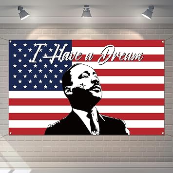 Amazon.com: Buxiuer I Have A Dream Photo Booth Backdrop Martin Luther ...