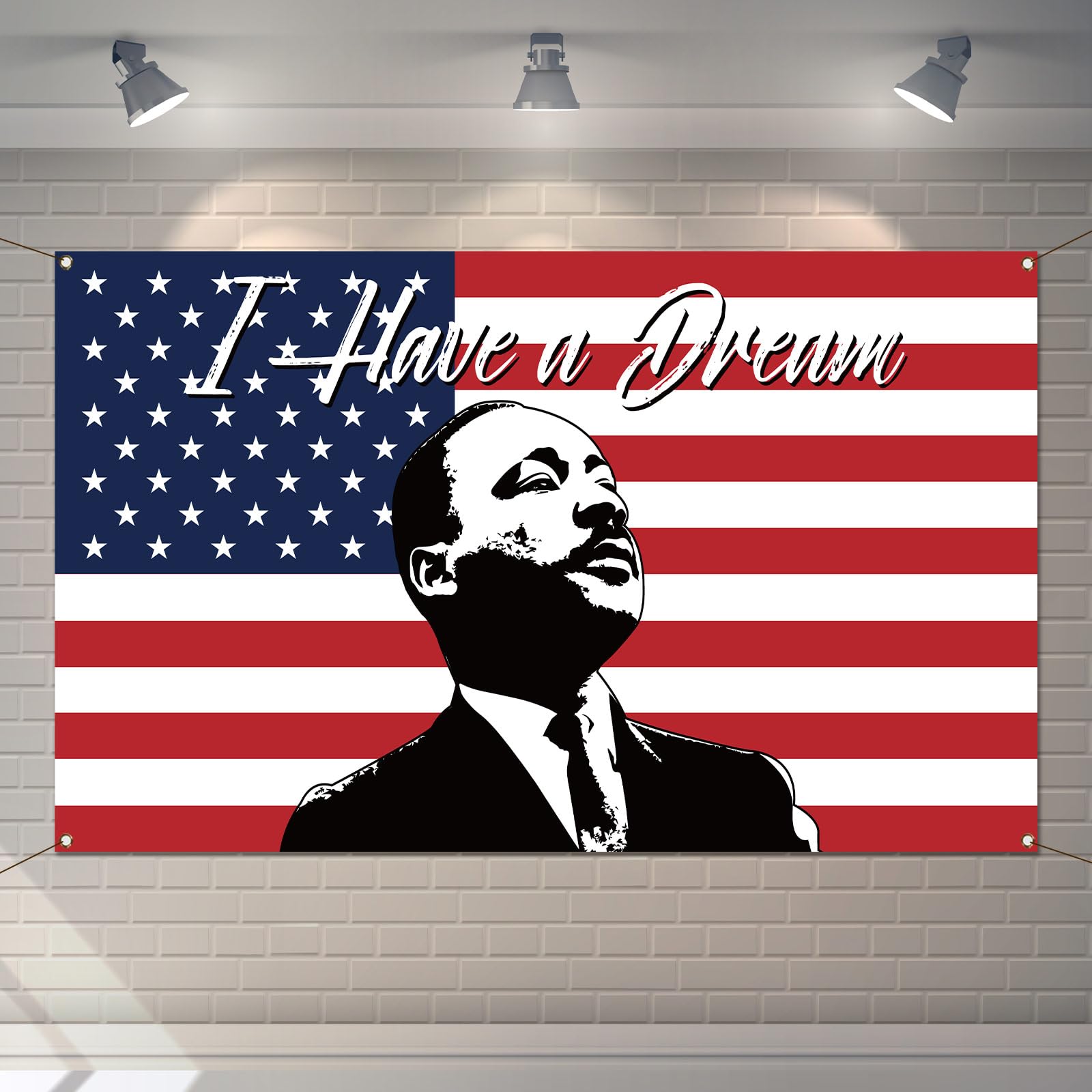Amazon.com: Buxiuer I Have A Dream Photo Booth Backdrop Martin Luther ...