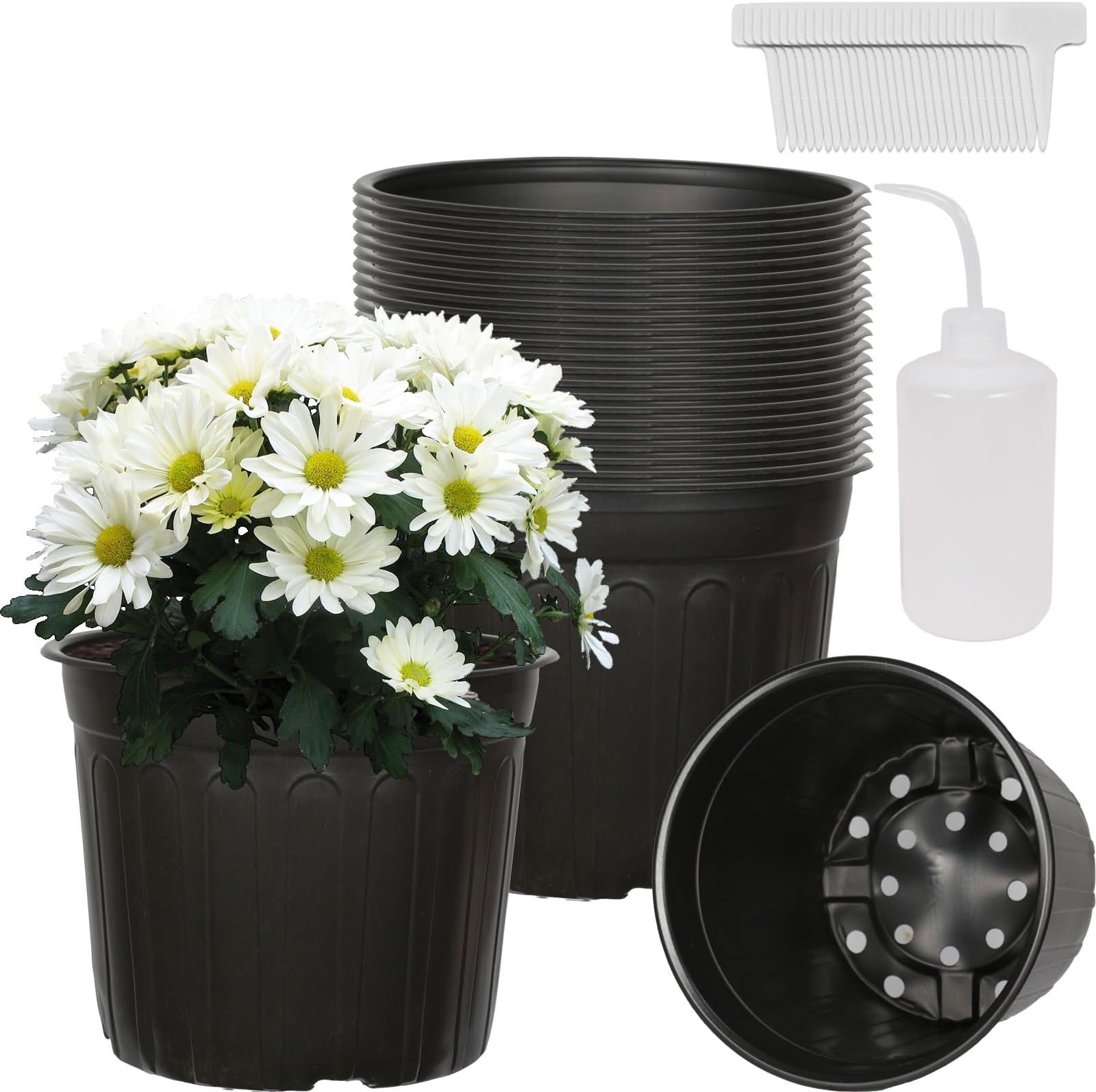 Amazon.com: Viagrow 3 gallon - Nursery Pot, 20 pack ( 11.36 liters ...