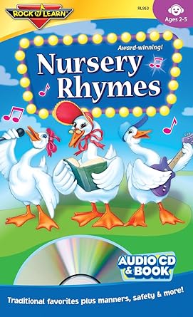 Amazon.com: Nursery Rhymes Audio CD and Book by Rock 'N Learn : CDs & Vinyl