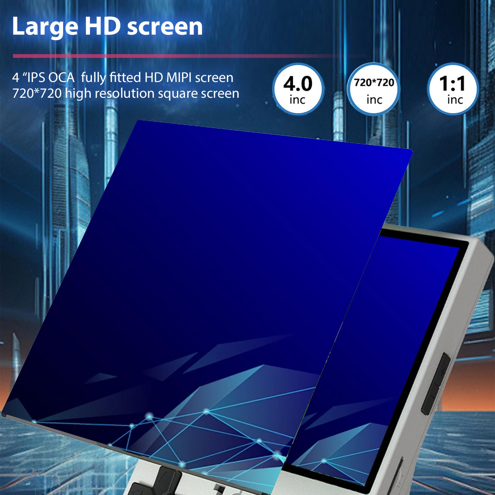 Snapklik.com : R36MAX Handheld Retro Game Console Linux System 4.0 Inch ...