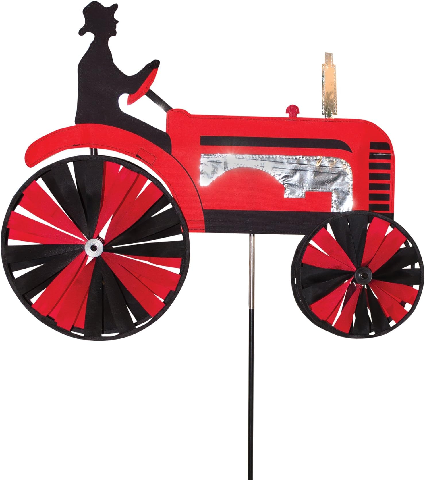 Amazon.com: 29 in. Old Tractor Red Spinner : Patio, Lawn & Garden