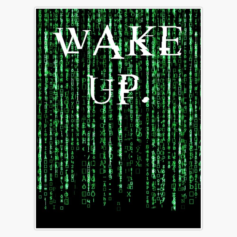 Amazon.com: Matrix Wake up Neo Sticker Bumper Sticker Vinyl Decal 5 ...