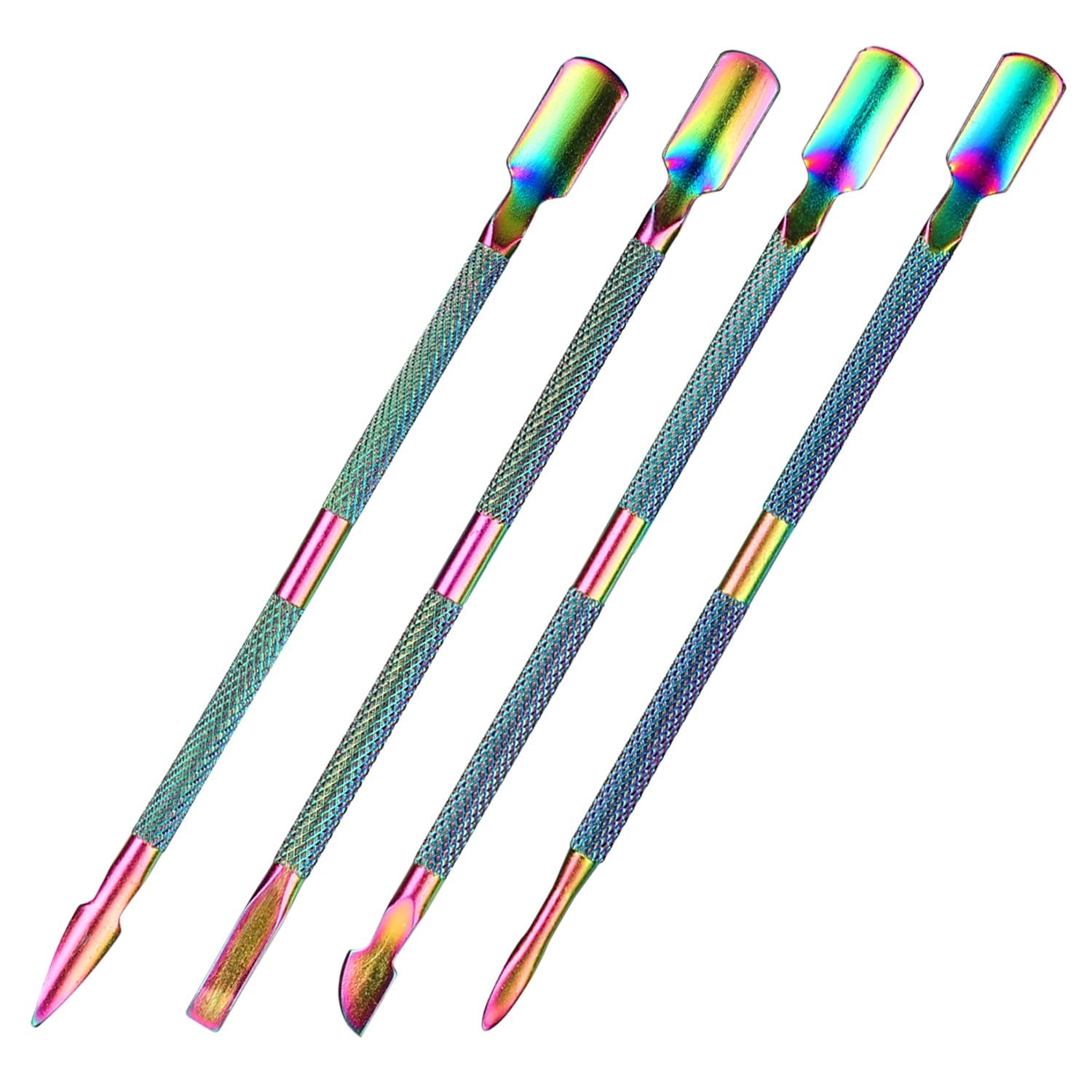 Amazon.com : Cuticle Pusher Tool metal Cuticle Remover and Cutter Dual ...