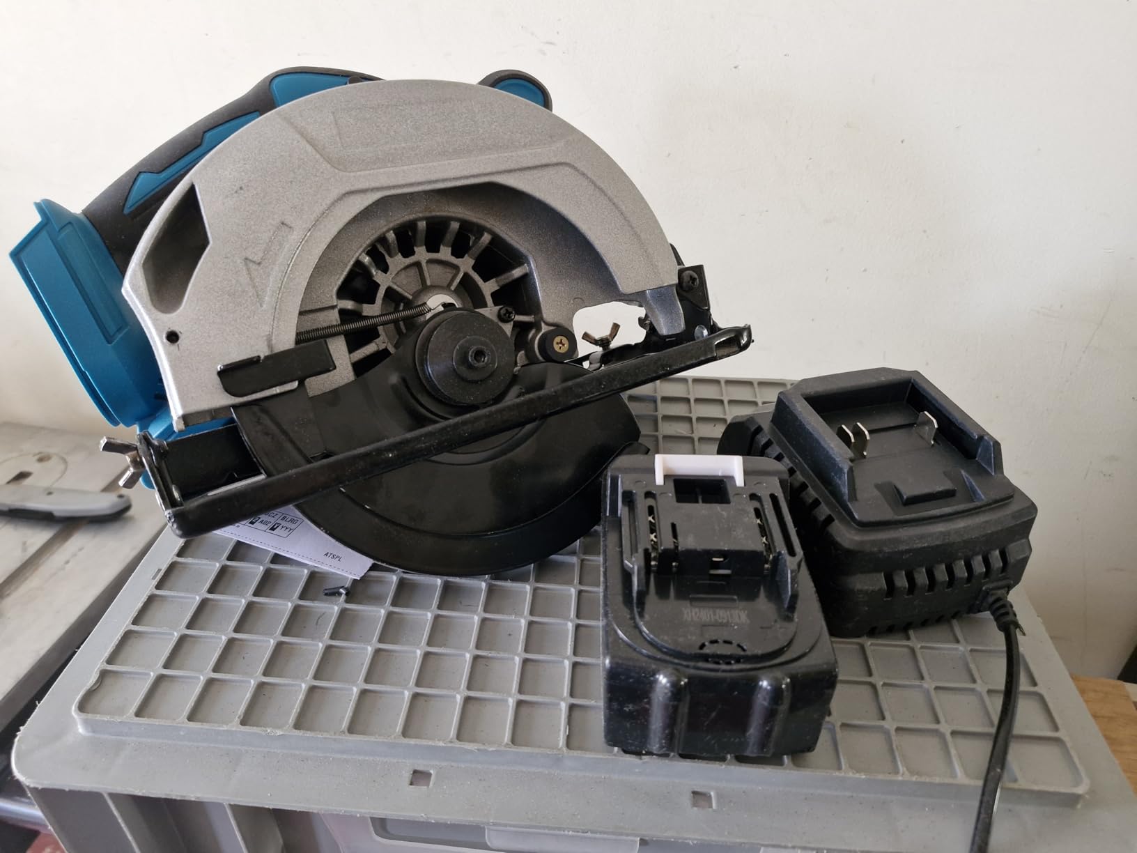 SAK 7" Cordless 18V Brushless Motor Circular Saw | Wood, Ceramic, Tile ...