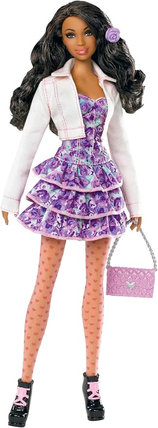 Mattel Barbie Stardoll by Barbie Pretty in Pink African-American Doll ...