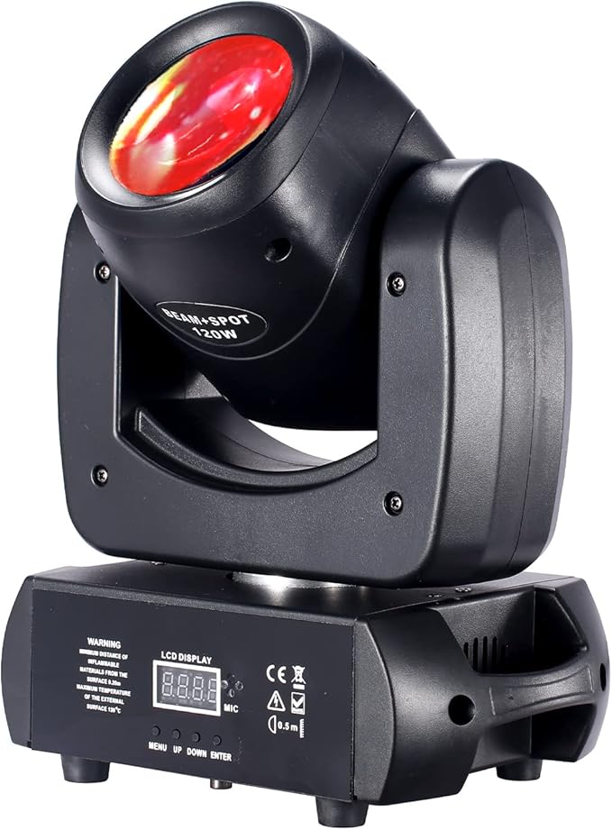 Amazon.com: 120W LED Moving Head Dj Light Roto Prism Beam Stage Lights ...