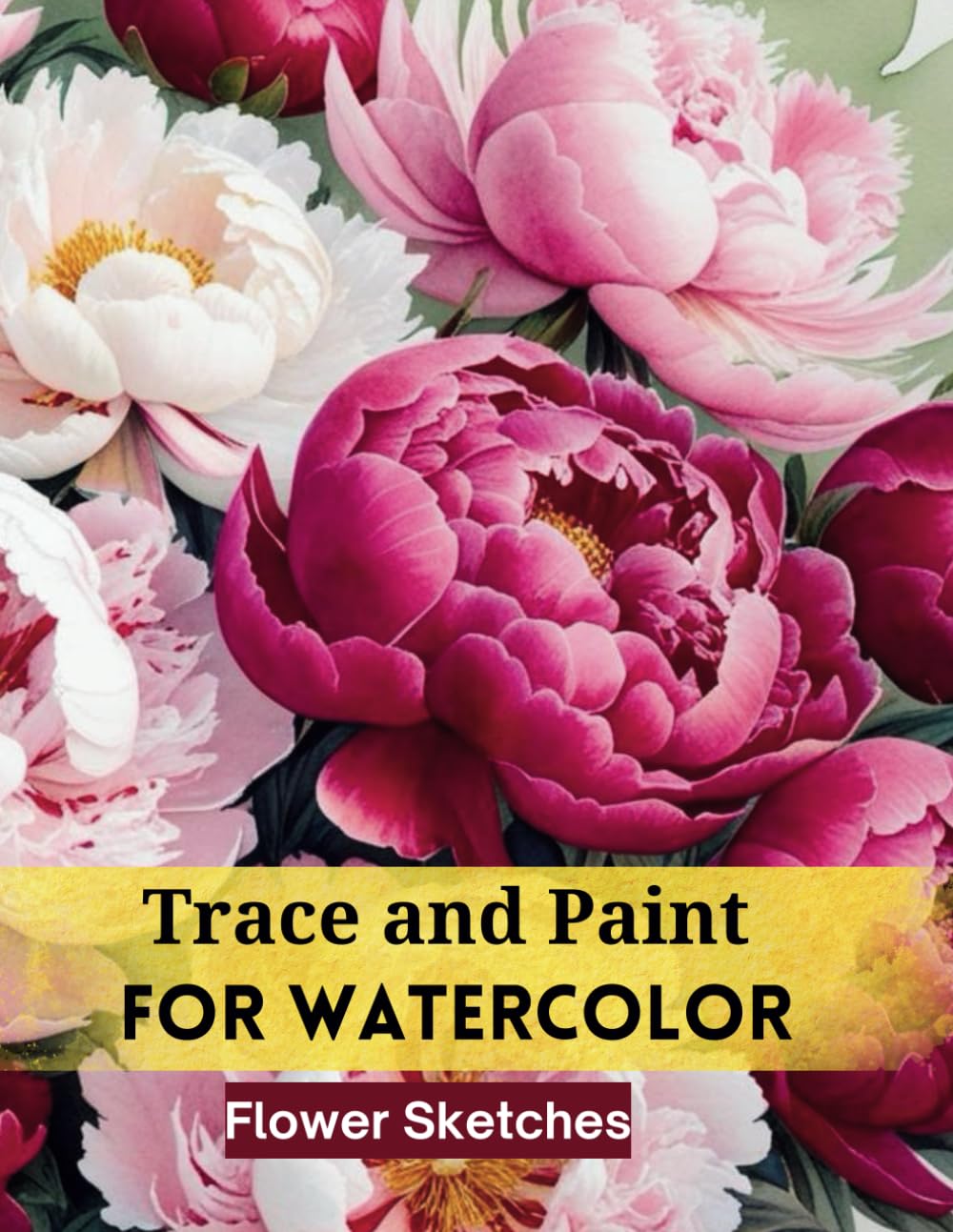 Trace and Paint: Flowers: For Watercolor: Lee, Ms. Hannah ...