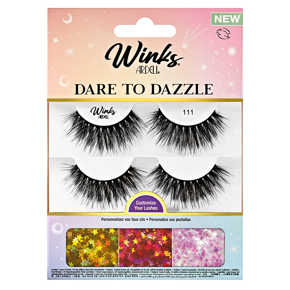 Amazon.com: Ardell Winks 111 Lash Kit, Includes False Lashes, 144 ...