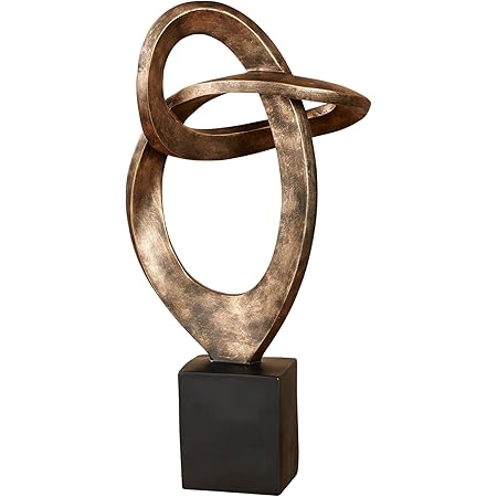 Amazon.com: Open Infinity 25" High Gold Sculpture - Studio 55D : Home ...