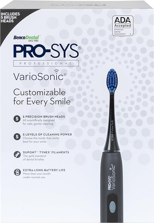 Amazon.com : PRO-SYS® VarioSonic Rechargeable Power Electric Toothbrush ...