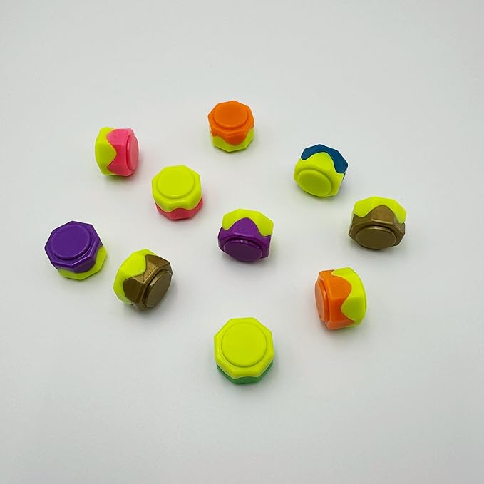 10 Pieces Real Weighted Gonggi Korean Game Random Color, Gong Gi Jack ...