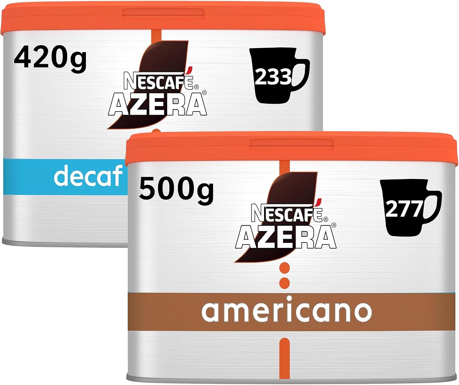 Nescafé Azera Americano 500g & Decaf Americano 420g Bundle – Barista ...