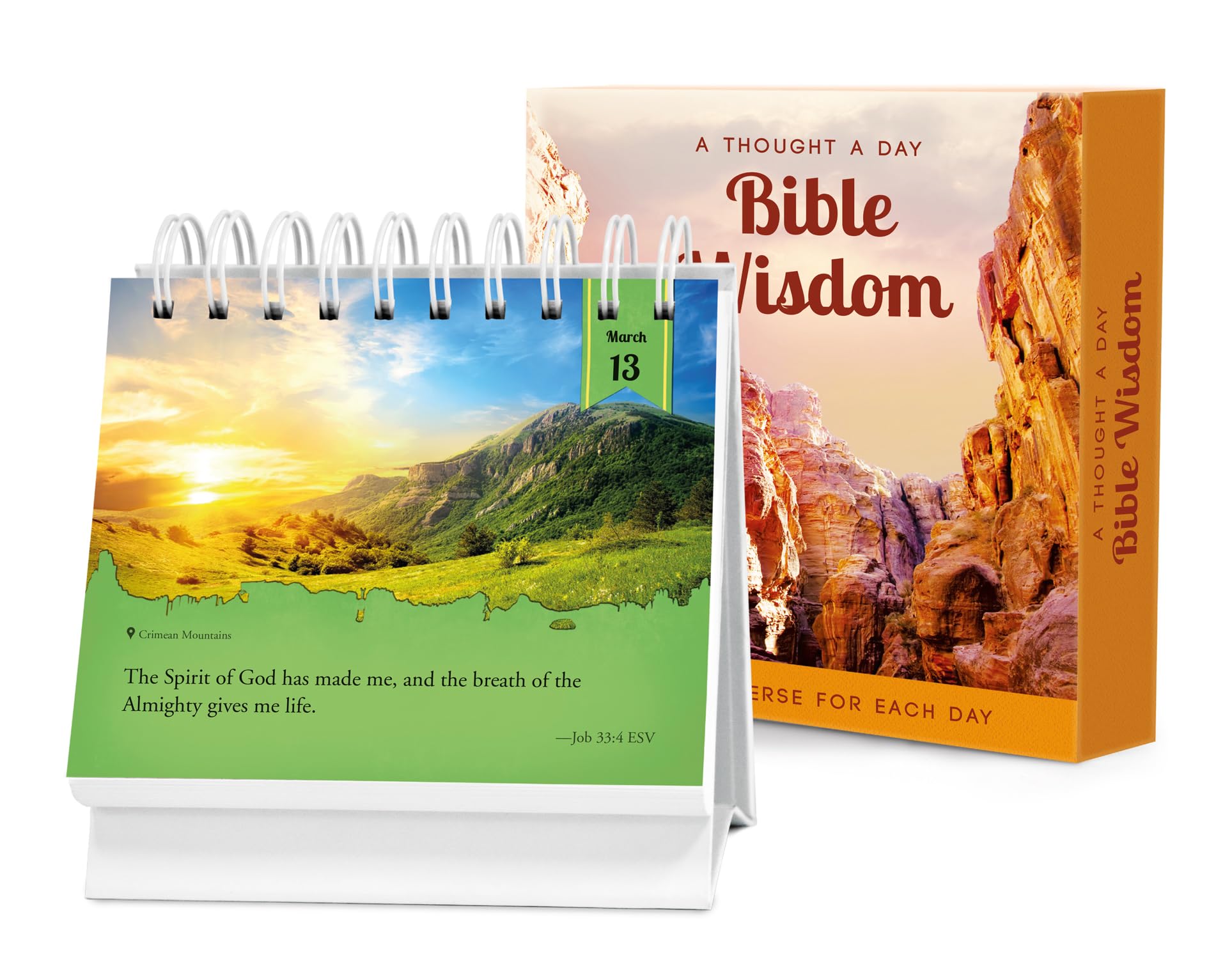 A Thought a Day―Bible Wisdom: A Daily Desktop Quotebook: Wexler, Brooke ...