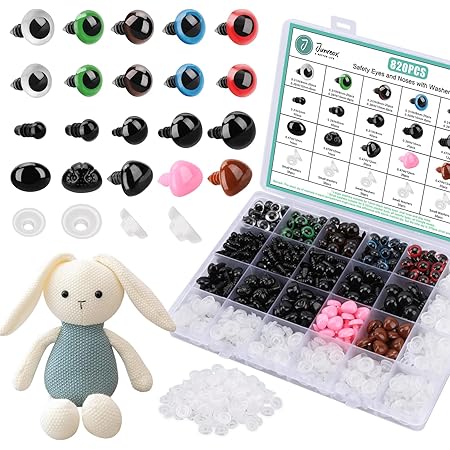 Amazon.com: SUPERFINDINGS About 52 Sets Resin Safety Noses 2 Colors ...