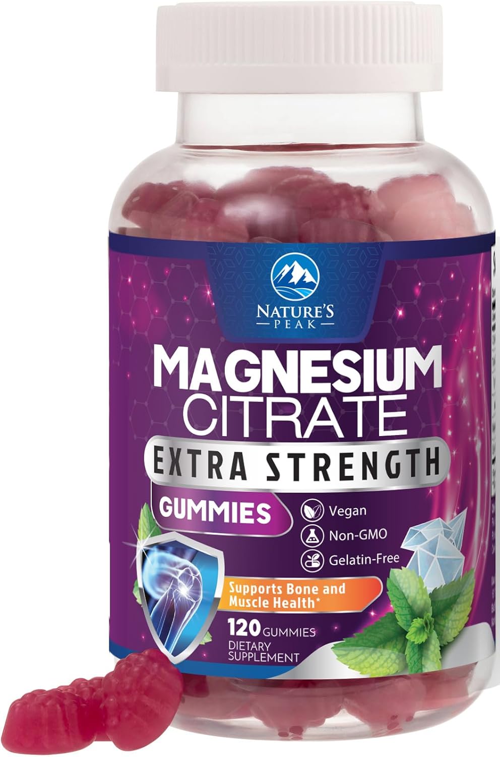 Amazon.com: Magnesium Citrate Gummy - High Absorption Magnesium Gummies ...