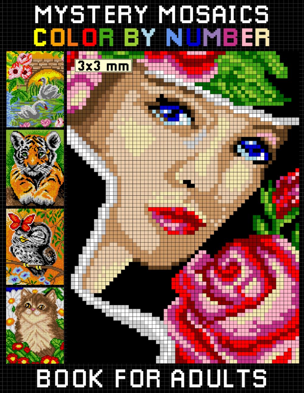 Buy Mystery Mosaics Color By Number Book for Adults: Beautiful Pixel ...