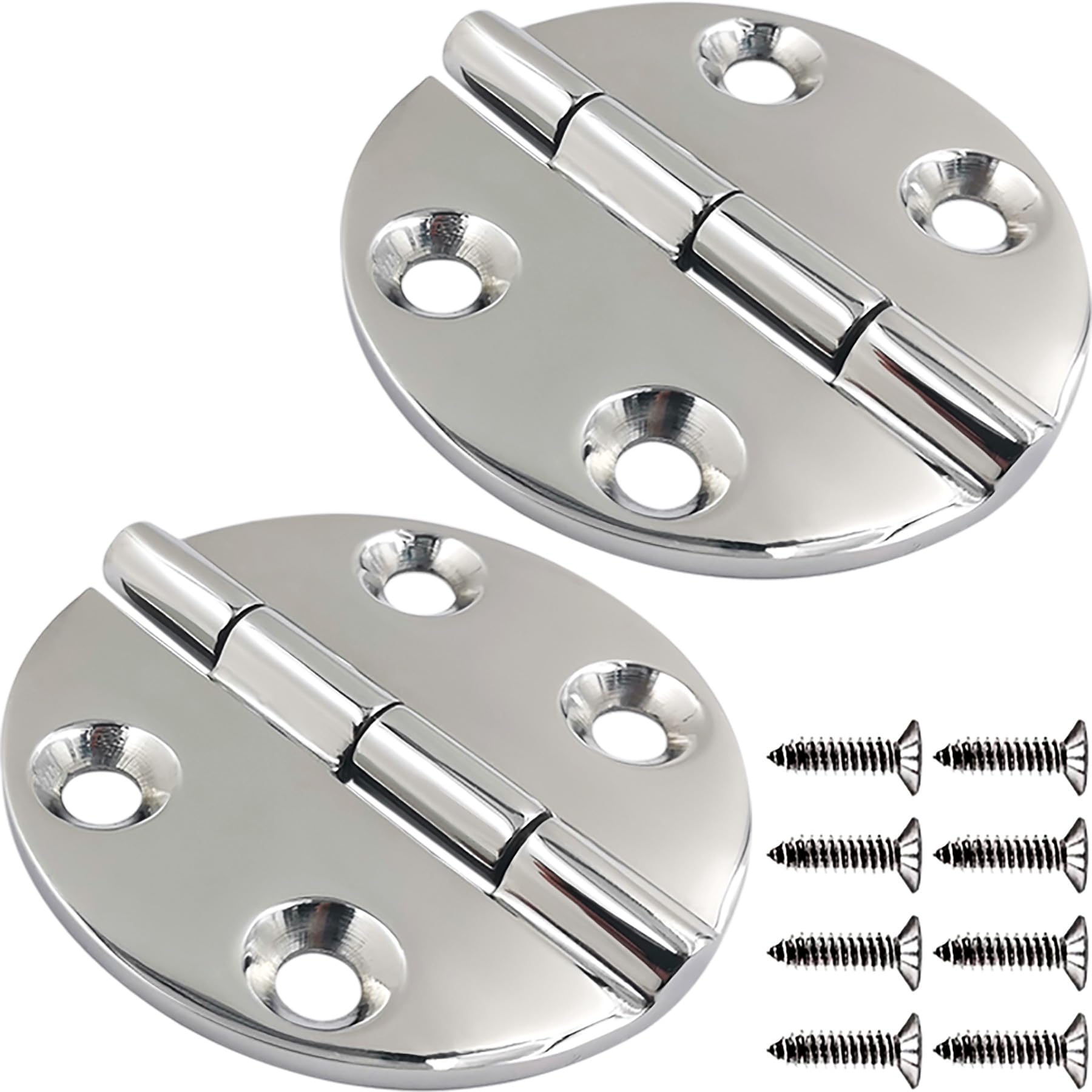 Amazon.com: YANYUCB Round Boat Hinge 316 Stainless Steel Marine Heavy ...