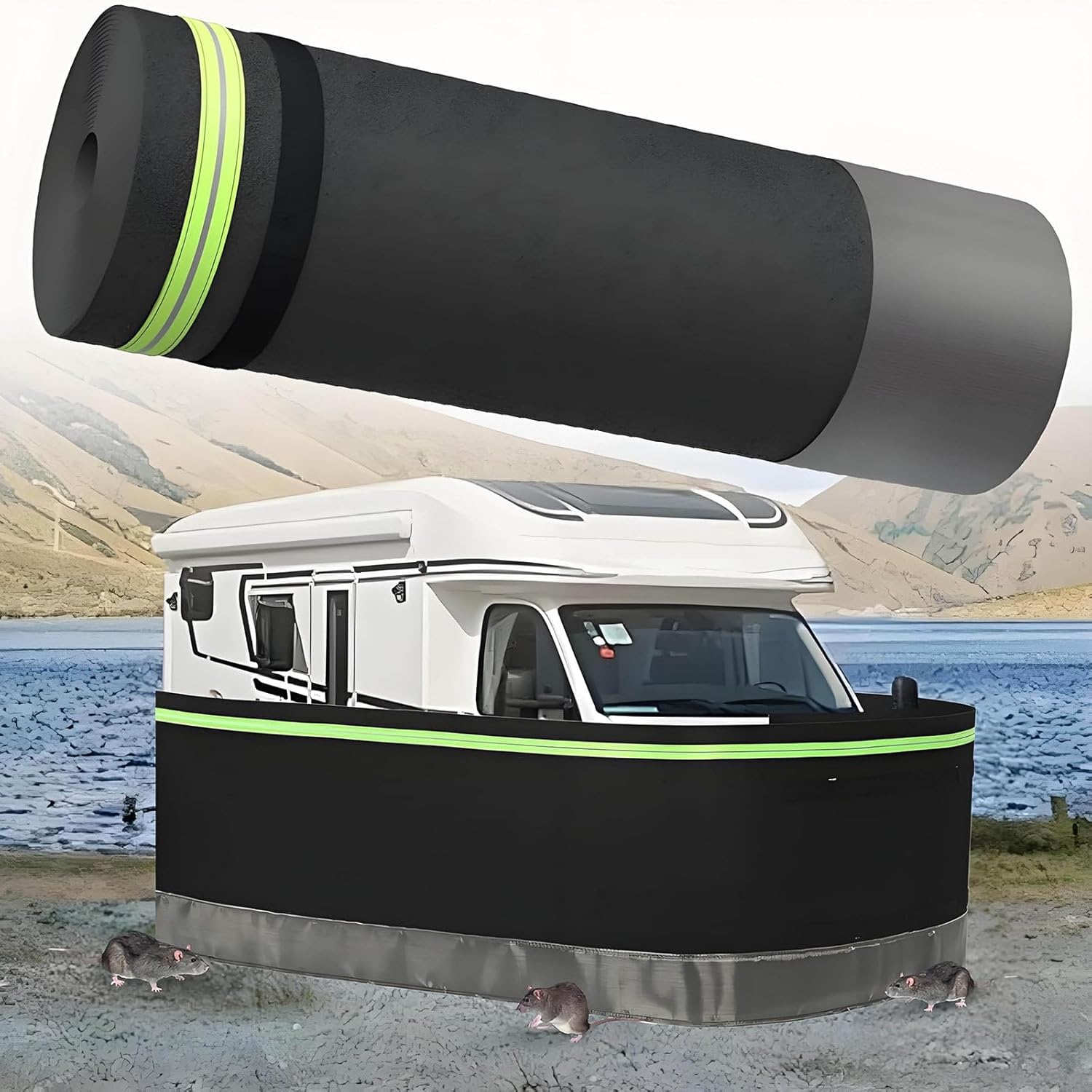 Rv Skirting for Travel Trailers & 5th Wheels - Heavy Duty Windproof ...