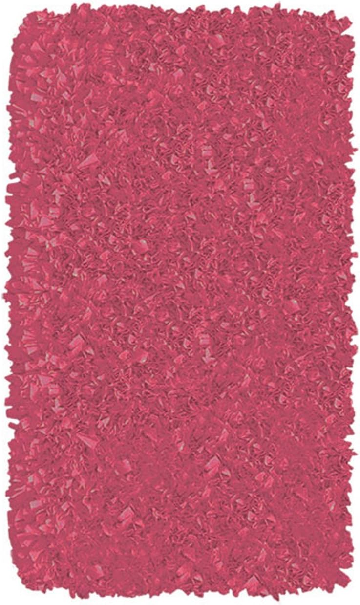Amazon.com: The Rug Market Shaggy Raggy Raspberry Area Rug Size 2.8'x4 ...