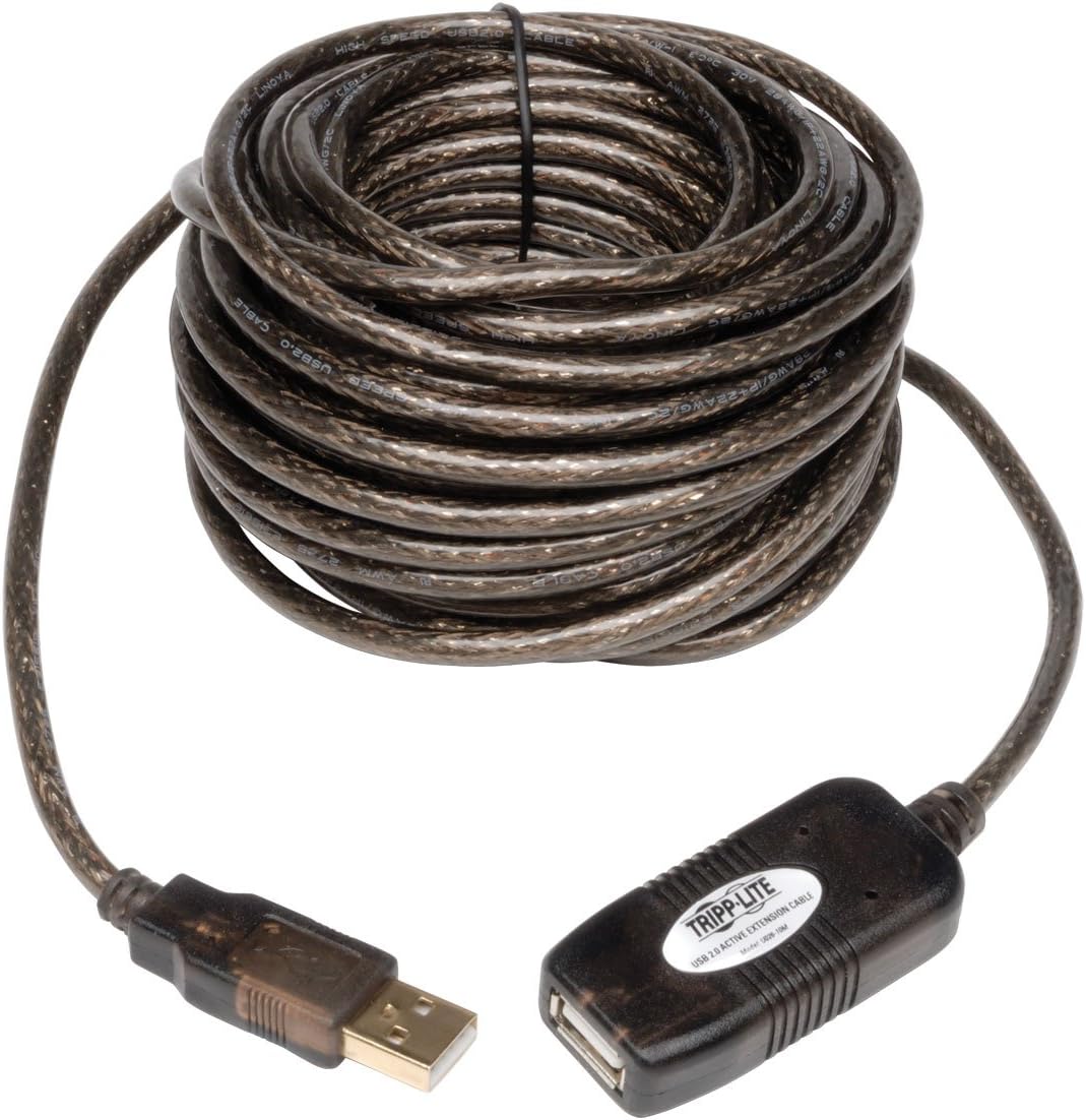 Amazon.com: Tripp Lite USB 2.0 Hi-Speed Active Extension Repeater Cable ...