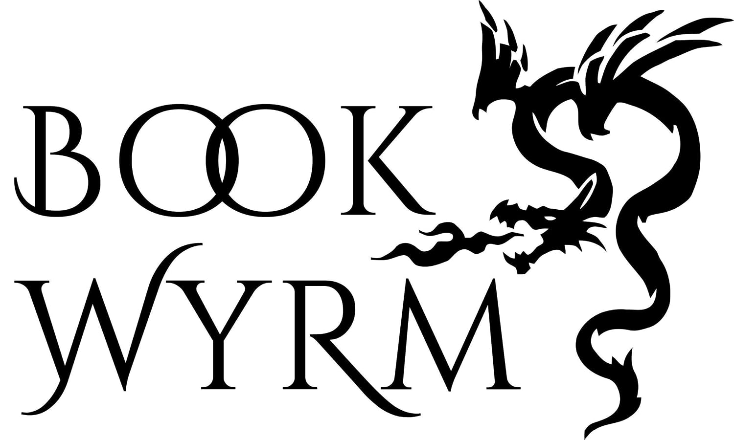 Amazon.com: Book Wyrm Dragon Reader Vinyl Decal Sticker : Handmade Products