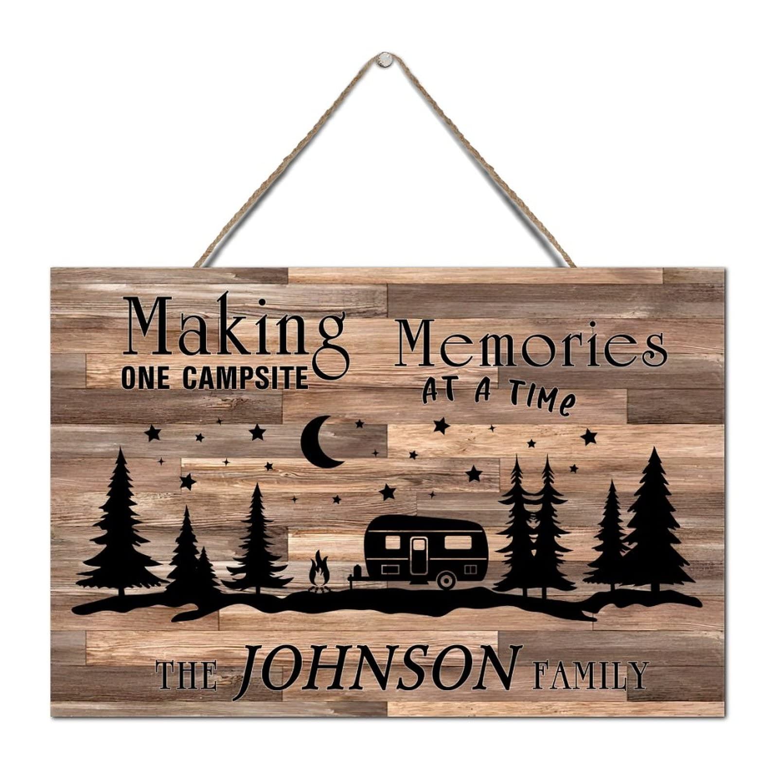 Camping Signs Wooden