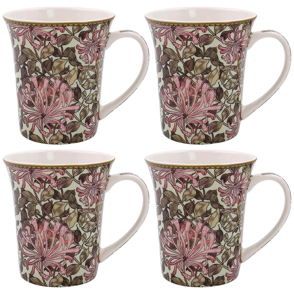 Lesser & Pavey Set of 4 British Designed Coffee Mug | Ceramic Coffee ...