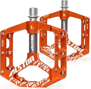 Amazon.com : Alston Non-Slip Mountain Bike Pedals,Ultra Strong Colorful ...