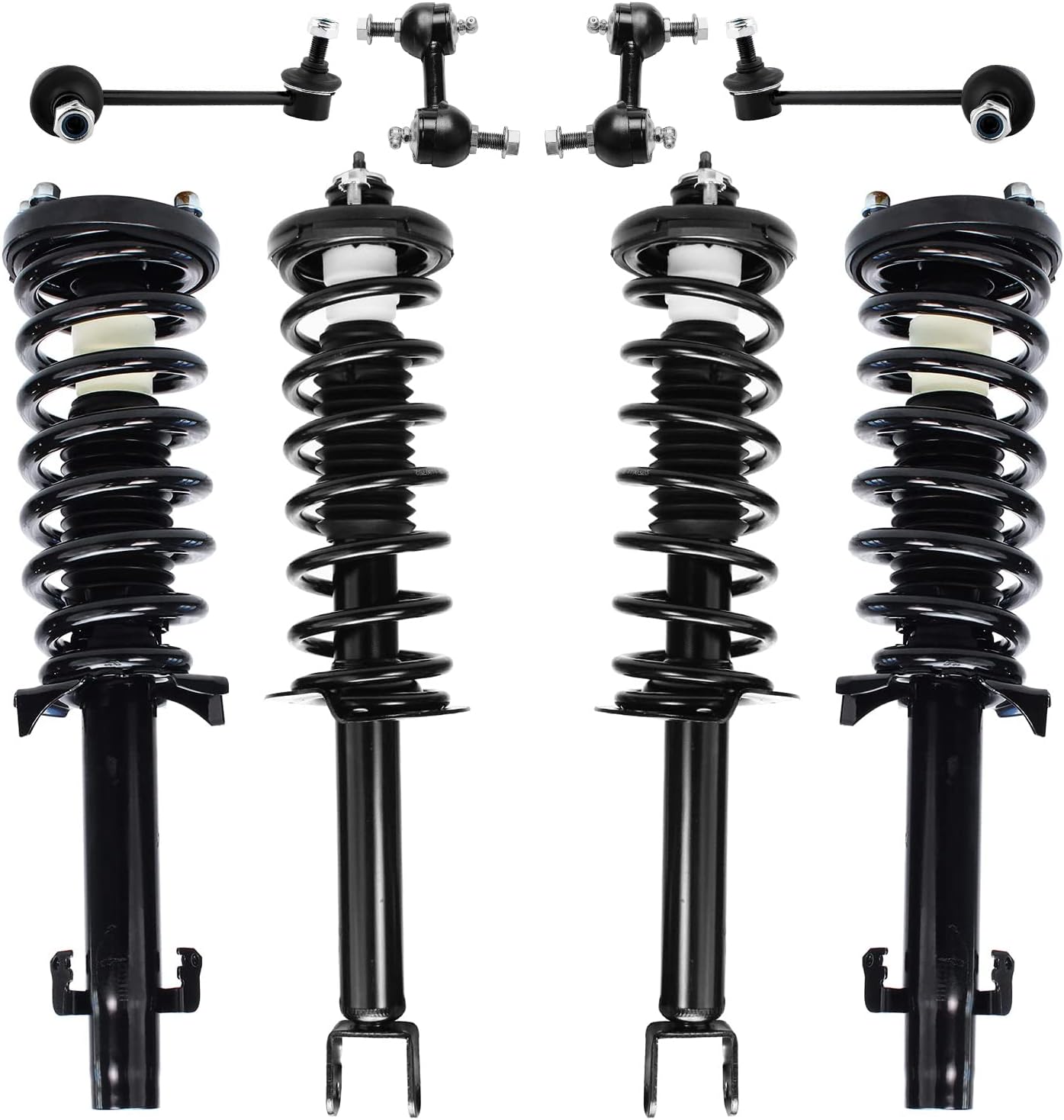 Amazon.com: Detroit Axle - 8pc Struts Kit for 08-12 Honda Accord, Front ...