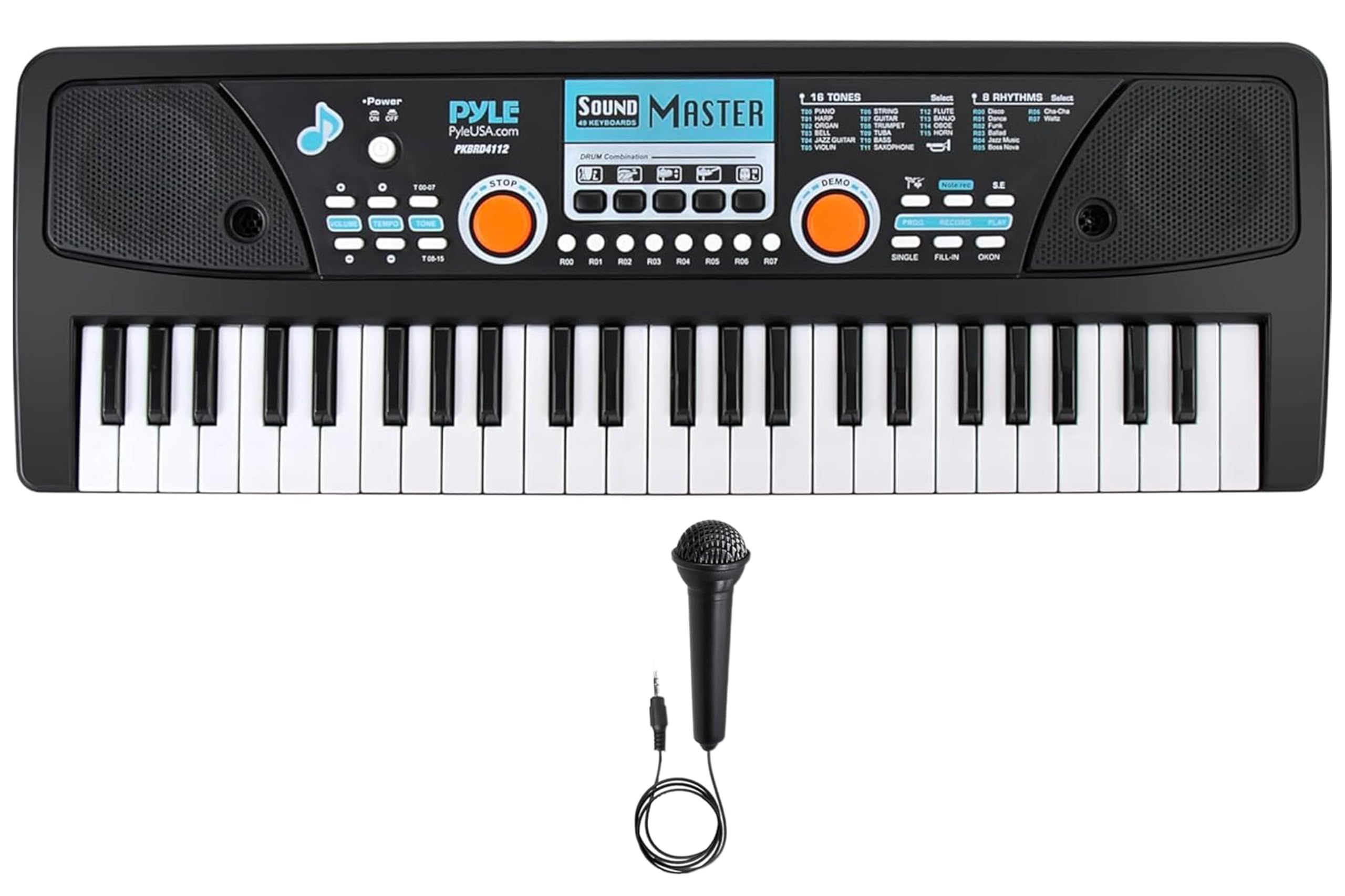 Snapklik.com : Pyle Electric Keyboard Piano 49 Keys - Portable Digital ...