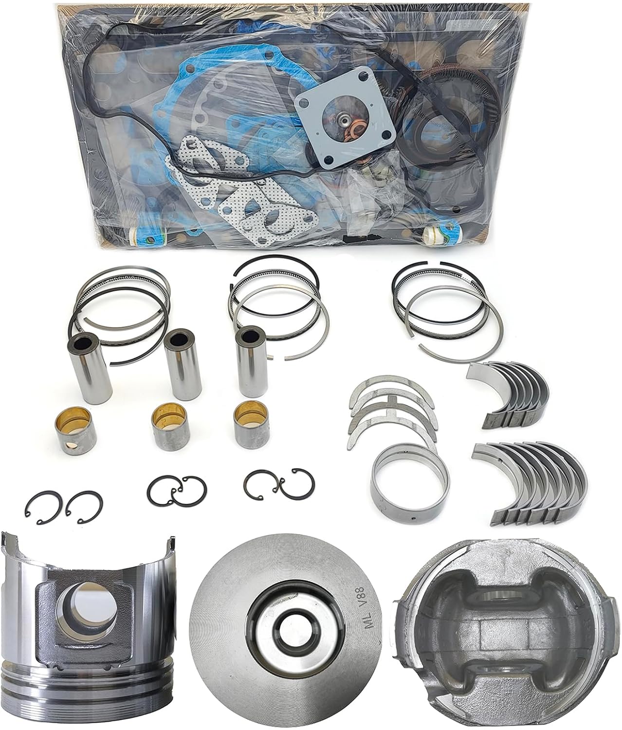 Amazon.com: 3TNV88 Engine Overhaul Rebuild Kit (No cylinder liner and ...