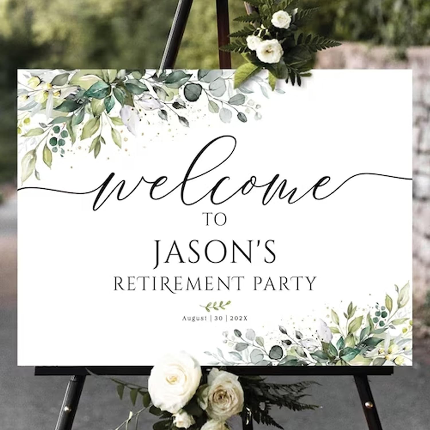 Amazon.com : Happy Retirement Yard Sign Retirement, Retirement Party ...